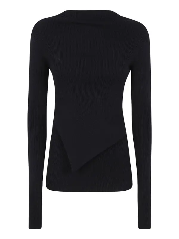 Rick Owens Babel Ribbed Top - Black