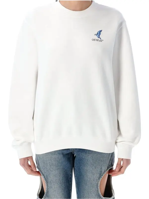 Off-White Fresco Arrow Crewneck Sweatshirt - White