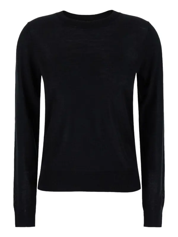 P.a.r.o.s.h Crewneck Knitted Jumper - Black