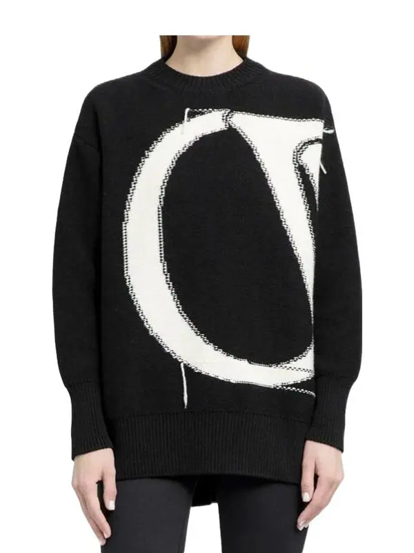 Off-White Crewneck Graphic Sweatshirt - Black