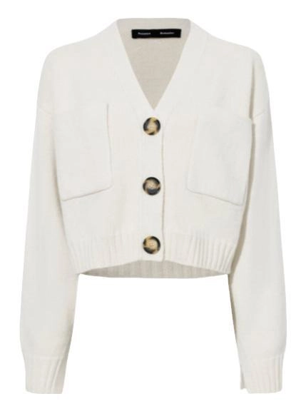 Proenza Schouler Sofia Cashmere-wool Cardigan - White