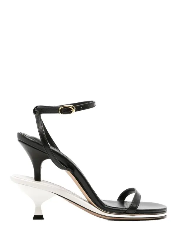Jacquemus Les Doubles 100mm Sandals - Black