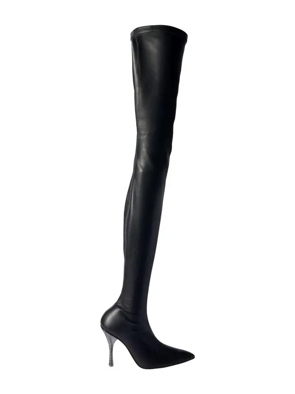 Off-White Cuissard Pointed-toe Boots - Black