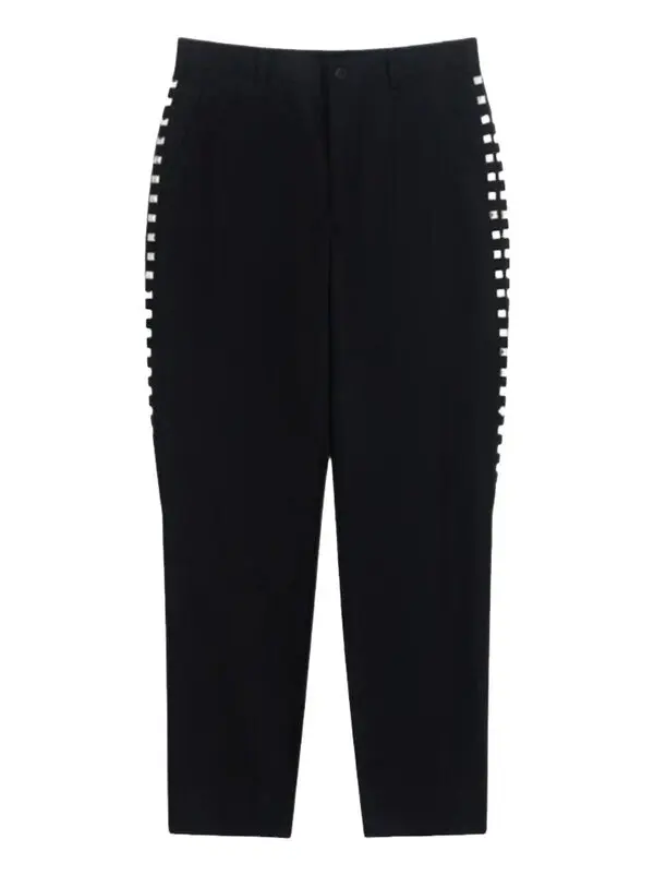 Comme Des Garçons Studded Casual Trousers - Black