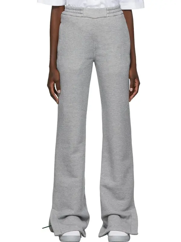 Off-White Diag Flared Trackpants - Gray