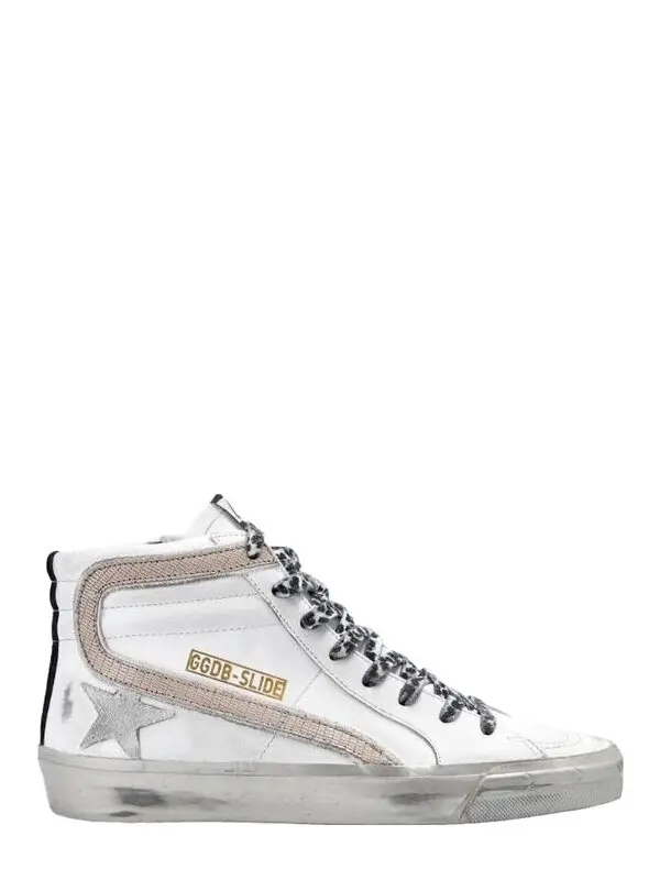 GOLDEN GOOSE Star High-top Sneakers - Gray