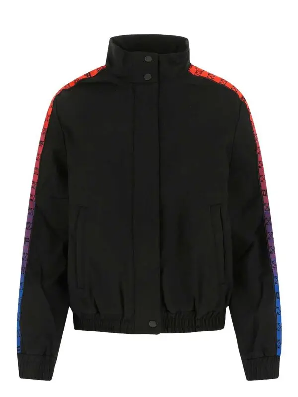 Off-White Monogram-band Track Jacket - Black
