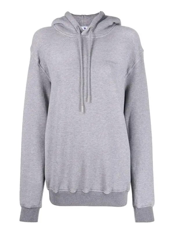 Off-White Diag-print Hoodie - Gray