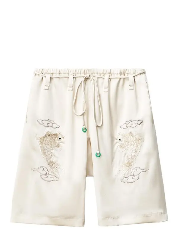 Alexander Wang Embroidered-design Pyjama-set - Gray