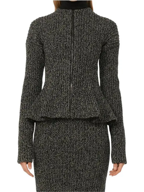 Max Mara Kim Zip-up Knit Cardigan - Black