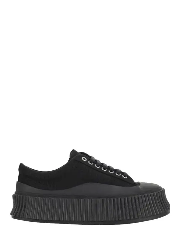 JIL SANDER Round-toe Low-top Sneakers - Black