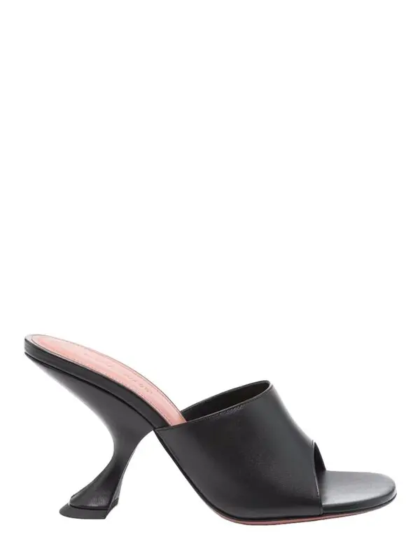 Amina Muaddi Taylor Slipper 90 Nappa 90 Mm Slan - Black