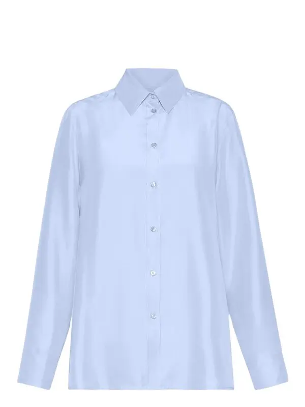 Max Mara Classic Collared Long-sleeved Shirt - No