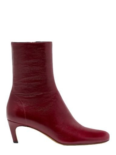 Proenza Schouler Leather Ankle Boots - Merlot