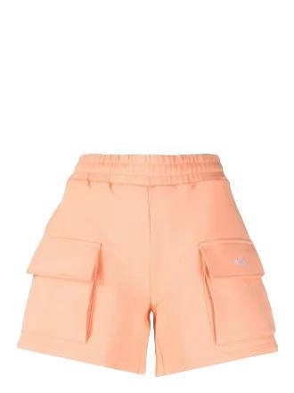 MSGM Jersey-knit Mini Shorts - Nude