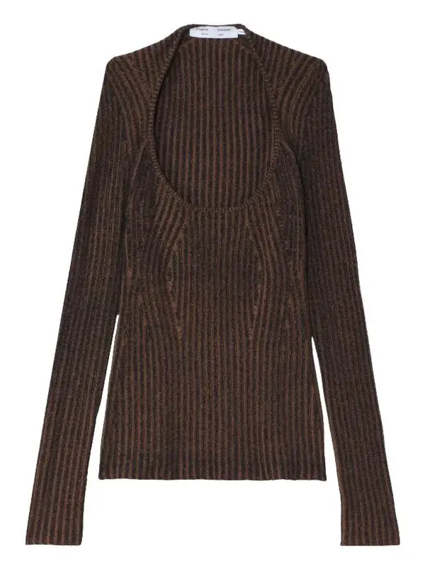 Proenza Schouler Ribbed-knit Jumper - Black