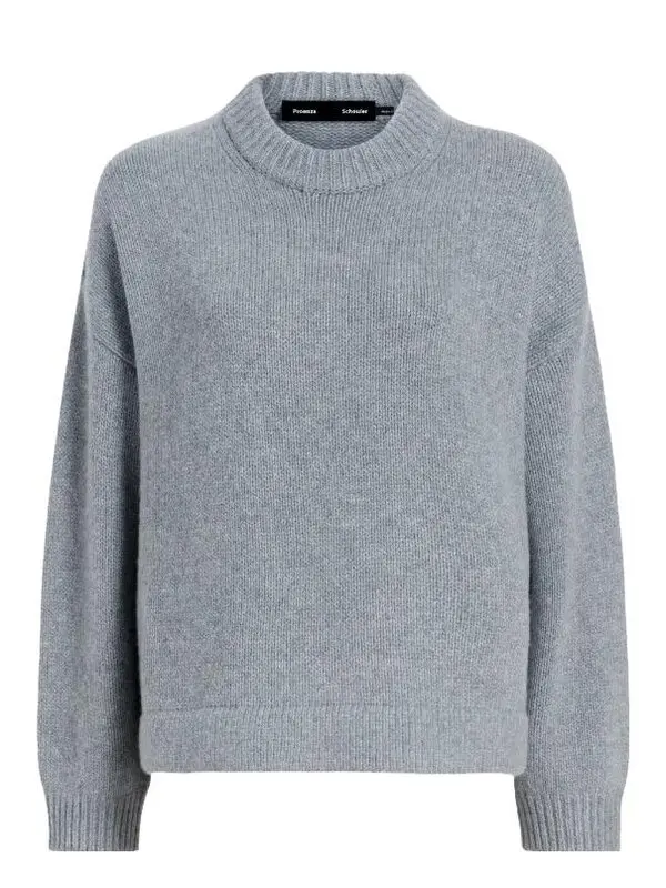 Proenza Schouler Crew-neck Cashmere Jumper - Gray