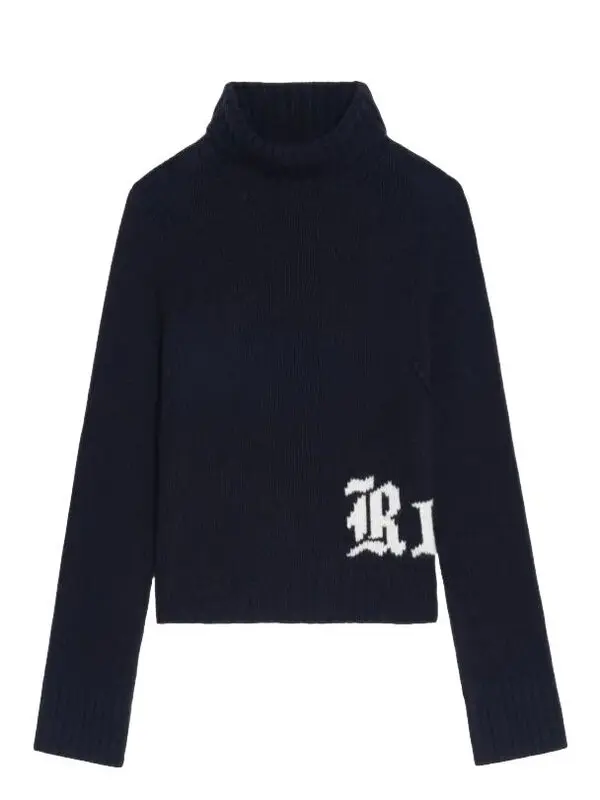 Zadig&Voltaire Nalma Roll-neck Sweater - Blue
