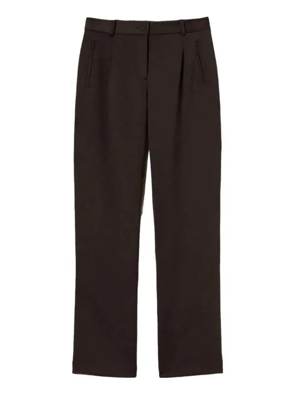 TWINSET Pleat-detail Trousers - Black