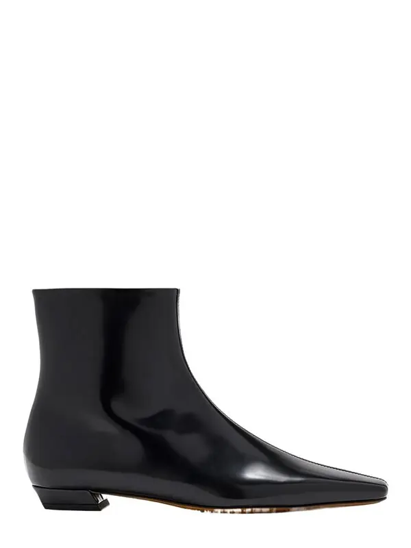 Proenza Schouler Trap Leather Boots - Black