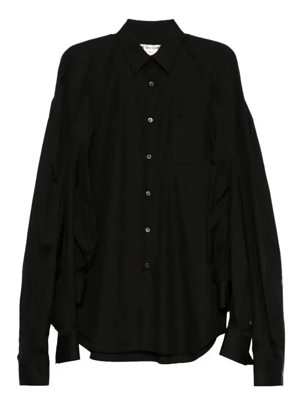 Comme Des Garçons Long-sleeved Shirt - Black