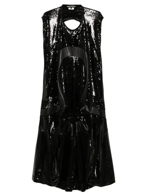 Junya Watanabe Paneled Dress - Black