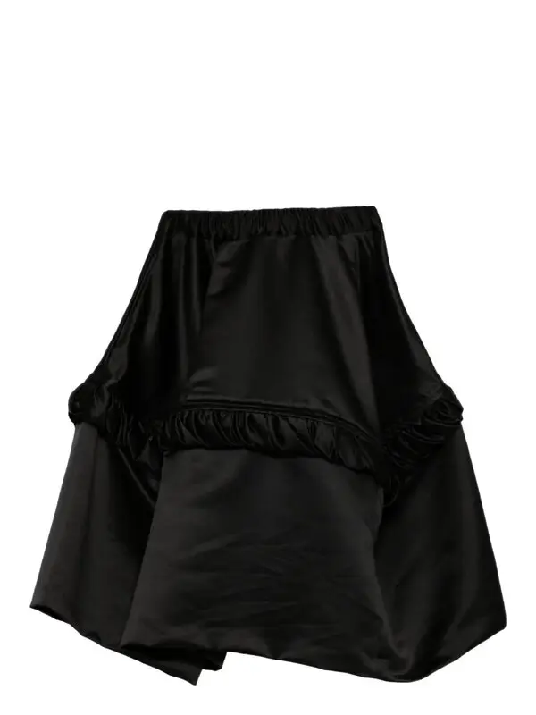 Comme Des Garçons Asymmetric Skirt - Black