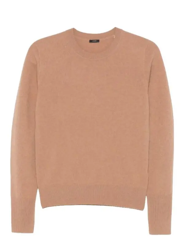 JOSEPH Round Neck Jumper - Nude