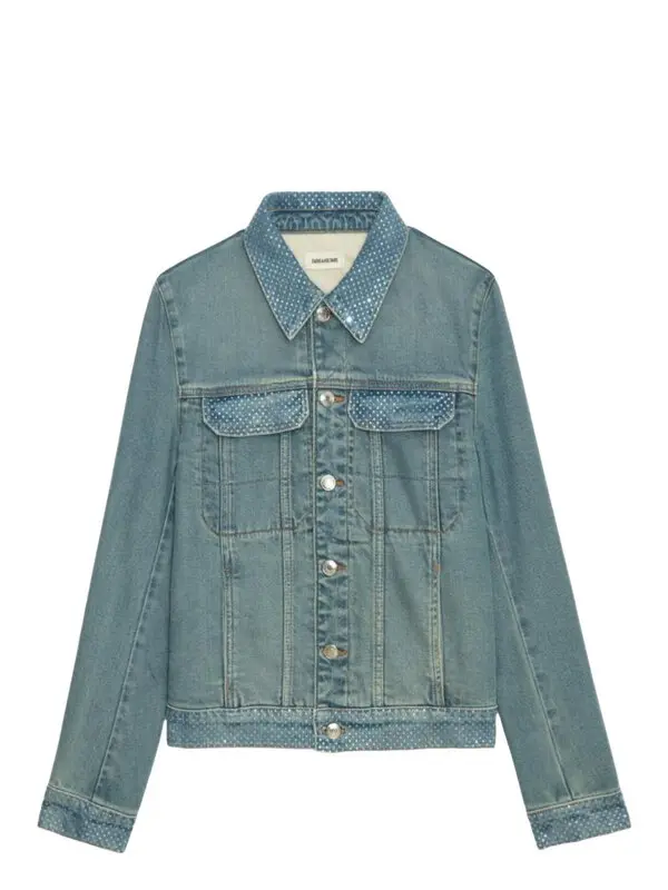Zadig&Voltaire Kioky Denim Jacket - Green