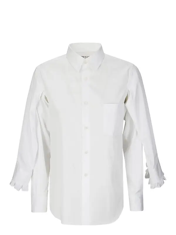 Comme Des Garçons Cotton Shirt - White