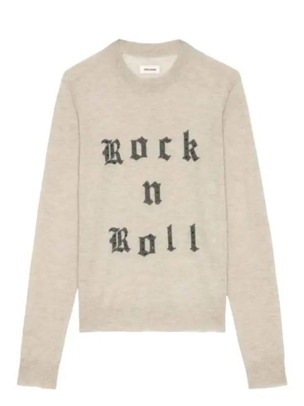 Zadig&Voltaire Ivy Distressed Cashmere-blend Pullover - Beige