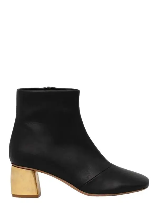 FORTE_FORTE 55mm Leather Ankle Boots - Black