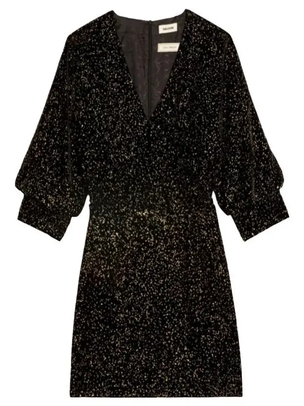 Zadig&Voltaire Rosli Sequin Dress - Black