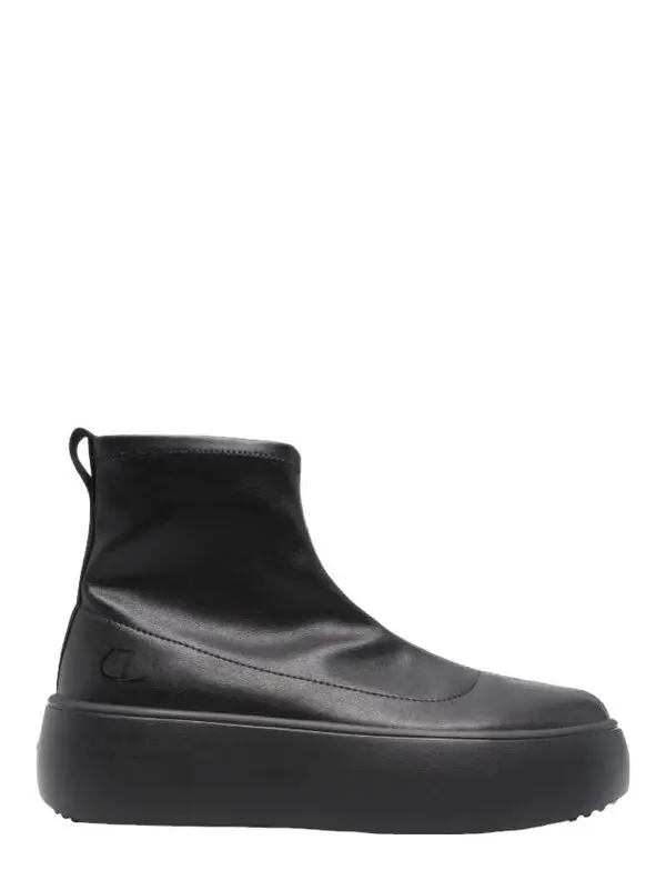 TWINSET X Fessura Slip-on Ankle Boots - Black