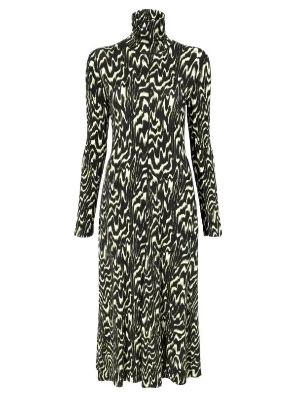 Proenza Schouler Marion Midi Dress - Black