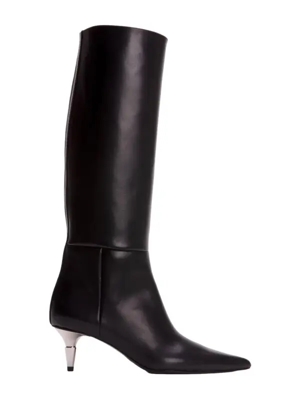Proenza Schouler Spike Pointed-toe Knee-high Boots - Black