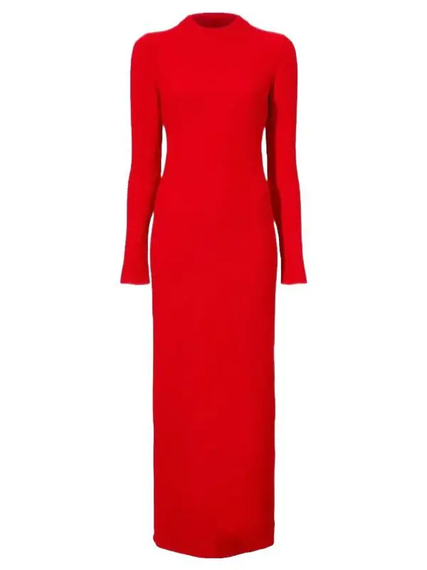 Proenza Schouler Lara Knit Maxi Dress - Red