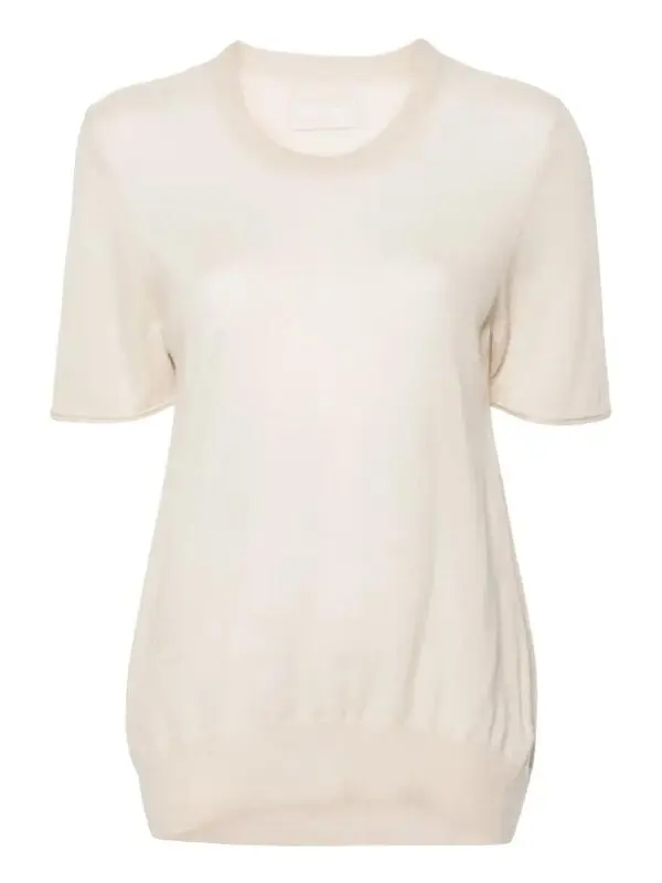 Zadig&Voltaire Perforated-wings Cashmere Jumper - Light Beige