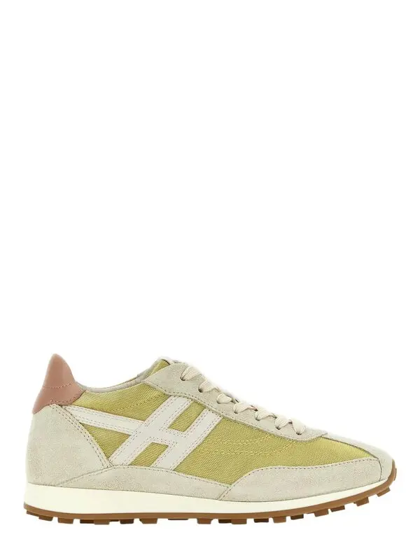 Hogan Logo-detail Retro Sneakers - Nude