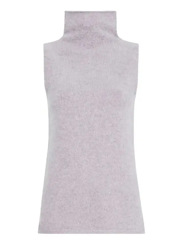 Proenza Schouler Lily Turtleneck Knit Top - White