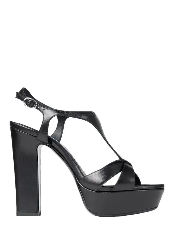 JIMMY CHOO 120mm Kesia Platform Bow Sandals - Black