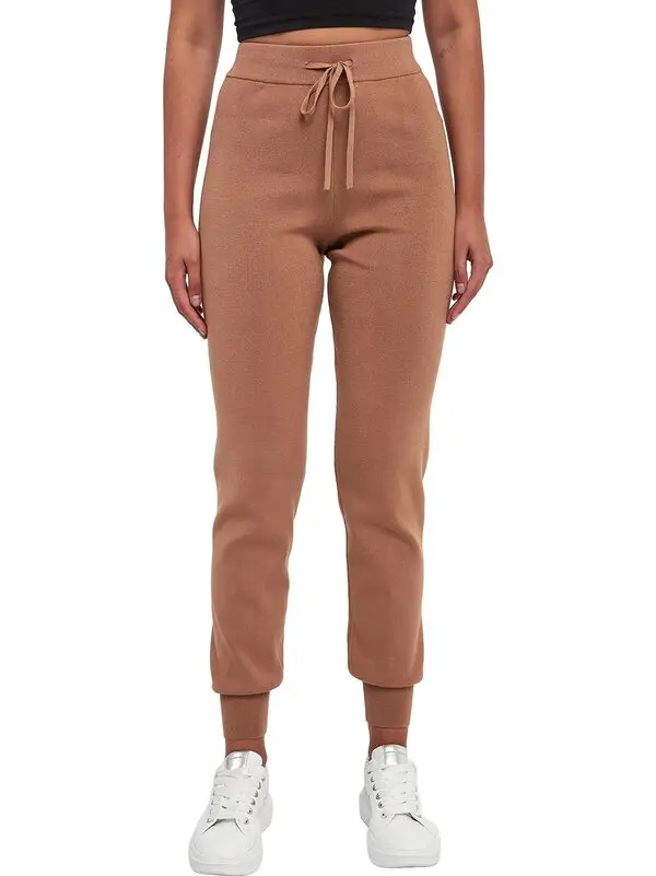 TWINSET Drawstring-cuffed Trousers - Brown