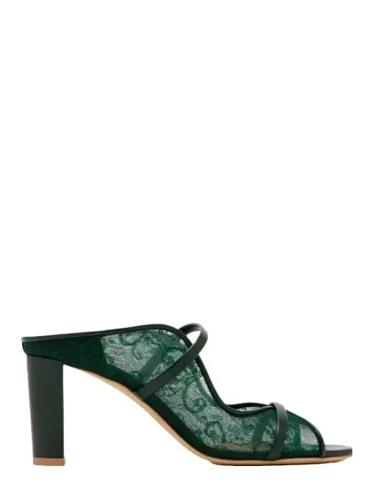 MALONE SOULIERS 70mm Noah Mules - Green
