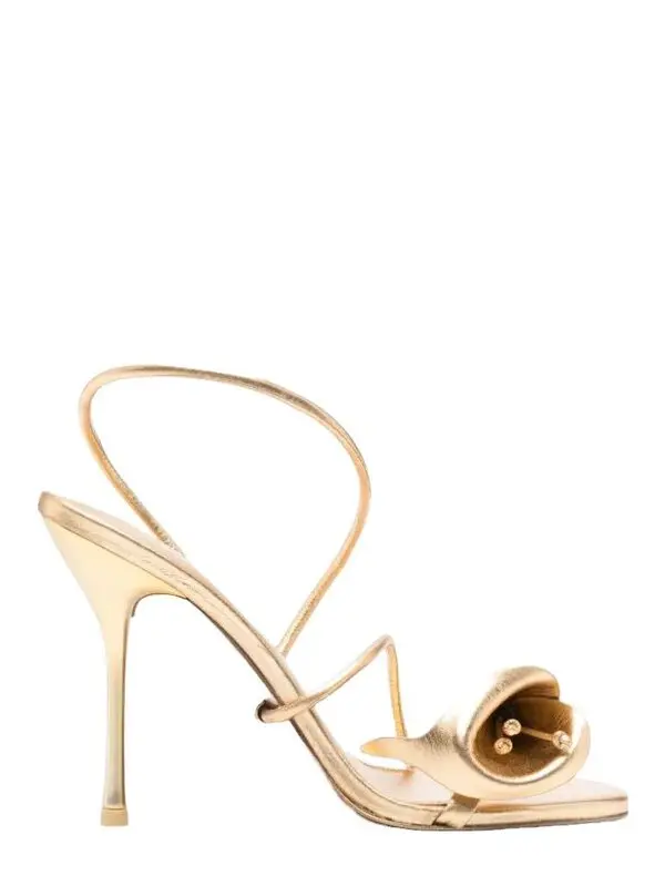 Cult Gaia Cassidy Flower Sandals - Nude