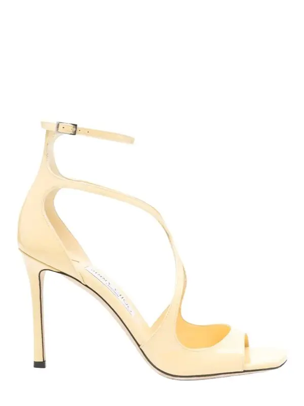 JIMMY CHOO Azia Leather Sandals - Nude