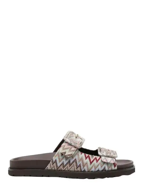 Missoni Clear Snake Sandal - Black