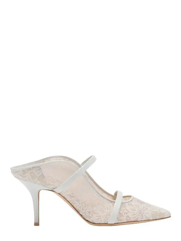 MALONE SOULIERS Maureen Strap-detail Mules - Nude