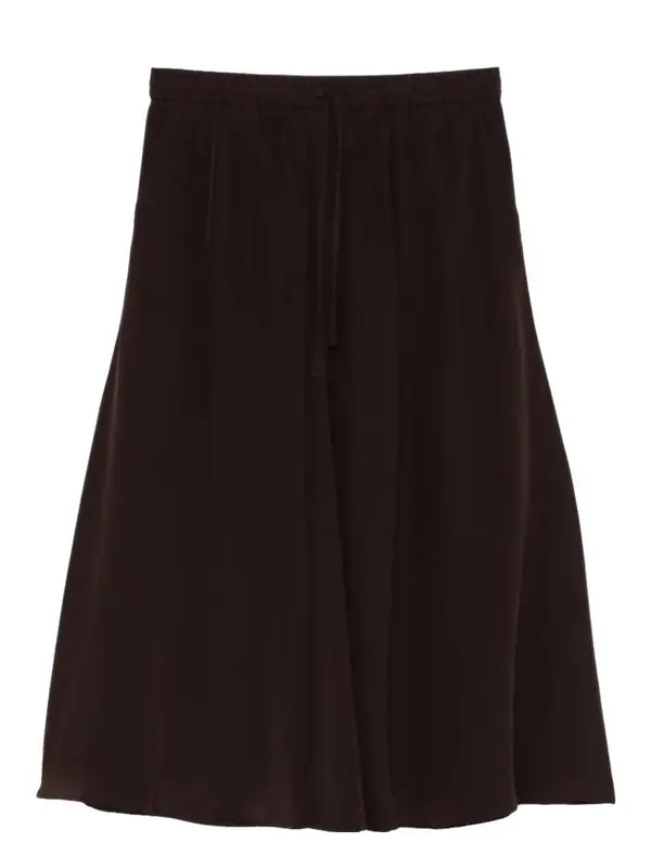 P.a.r.o.s.h Drawstring Midi Skirt - Black