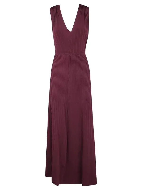 TWINSET Wrap Maxi Dress - Red