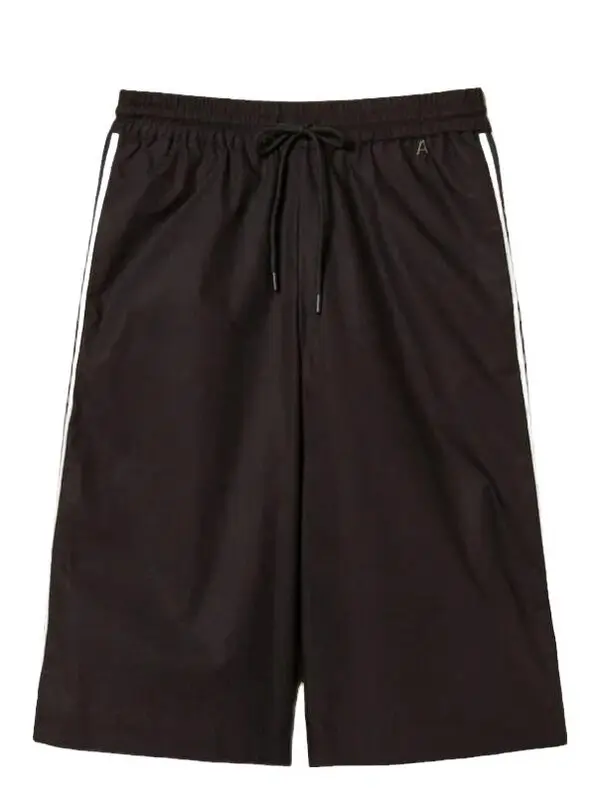 TWINSET Stripe-detail Shorts - Black